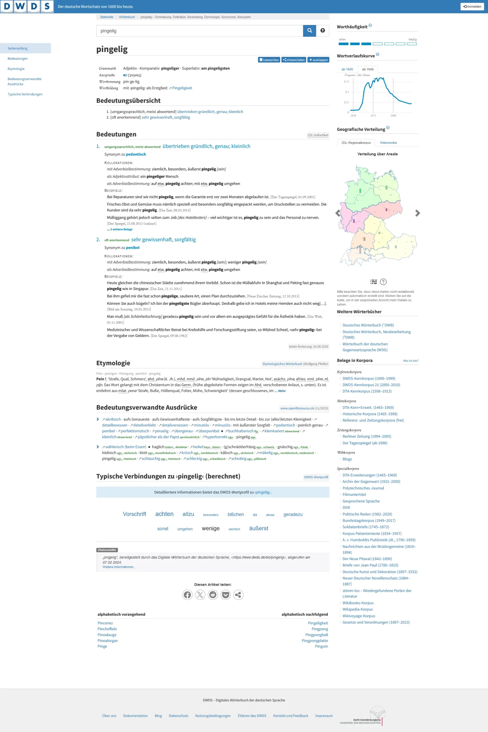 Das DWDS - die beste Alternative zu Duden online